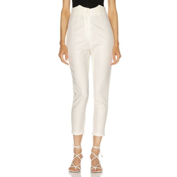 Retrofete | Pants & Jumpsuits | Retrofete Tally Pants White High ...